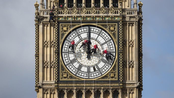 Tháp Đồng hồ Big Ben London "tắt" chuông để sửa chữa đến 2021